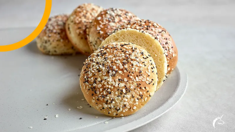 Kaunistatud burgeri kukkel - Puratos